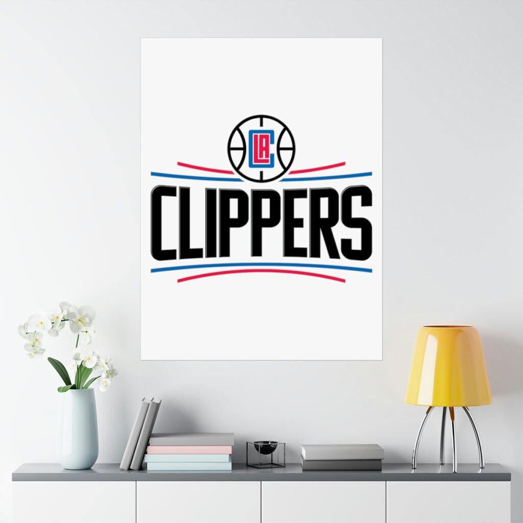 NBA Team Logos LA Clippers Painting Bedroom Living Room Wall Art Décor ...